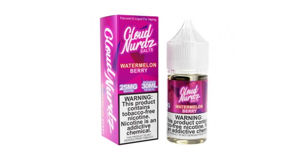 Cloud Nurdz Synthetic Salt - Watermelon Berry 30mL Cloud Nurdz Synthetic Salt - Watermelon Berry 30mL